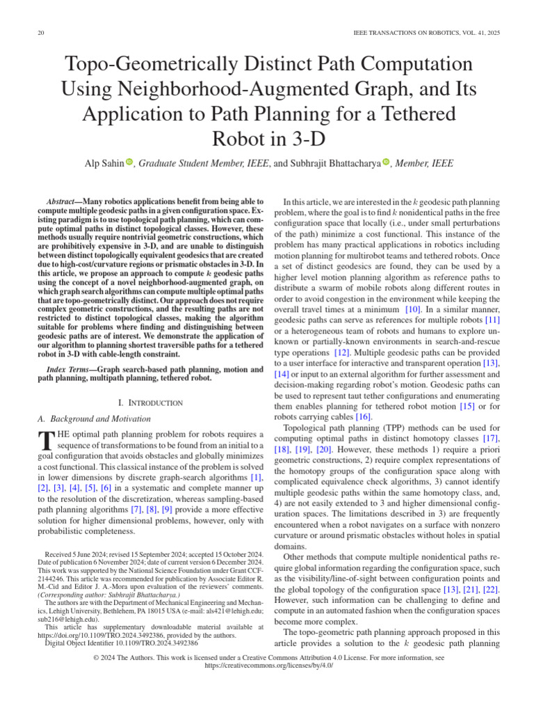 Topo-Geometrically Distinct Path Computation Using Neighborhood-Augmented Graph and Its ...