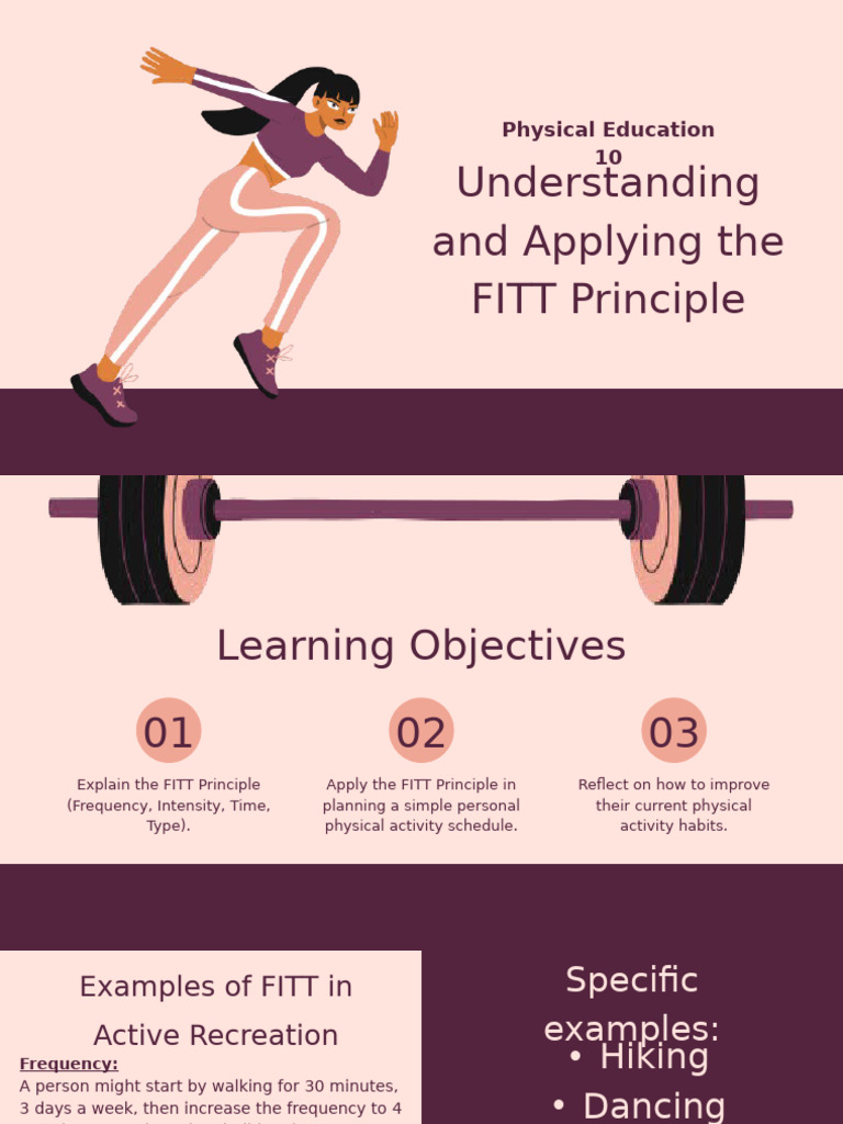 Mastering the FITT Principle for Fitness | PDF | Physical Fitness ...