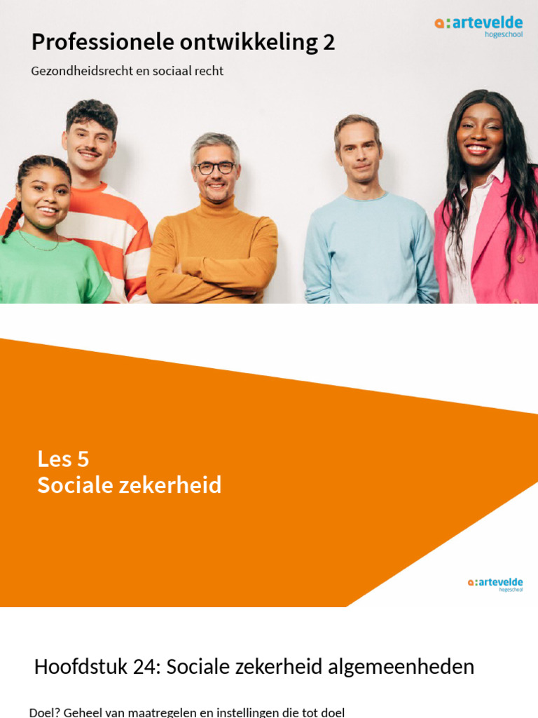 Les 5 Sociale Zekerheid | PDF