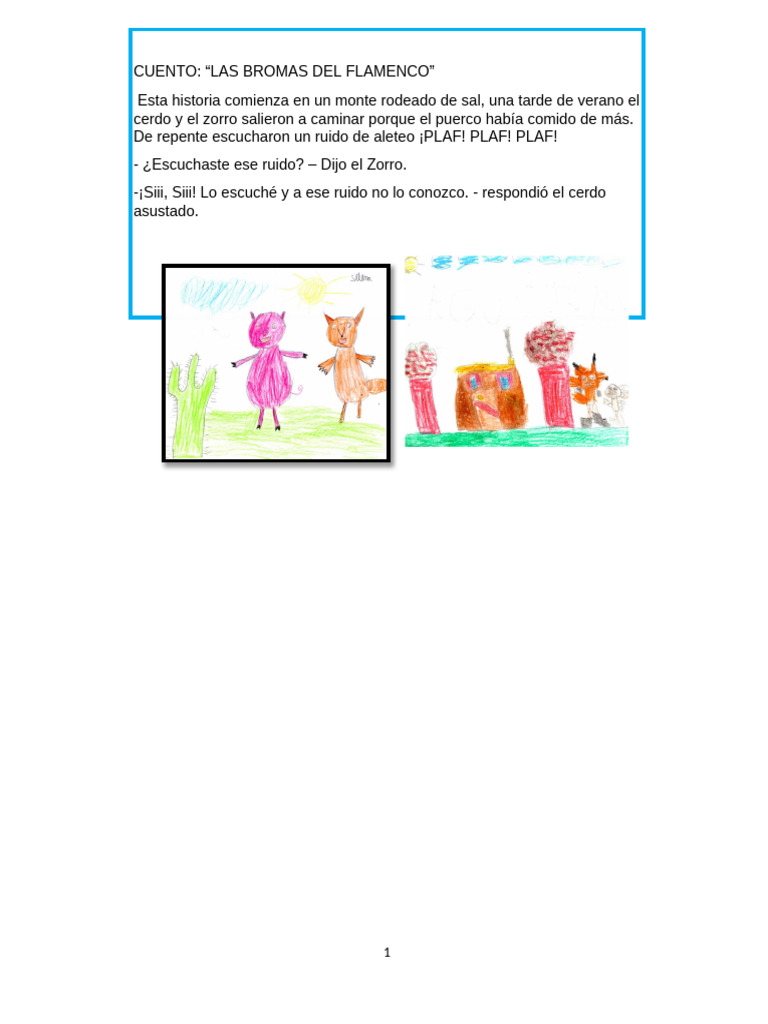 CUENTO Las Bromas Del Flamenco | PDF