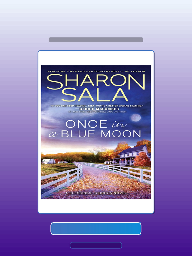 Real Test Bank Once in A Blue Moon Sharon Sala Digital Bundle | PDF ...