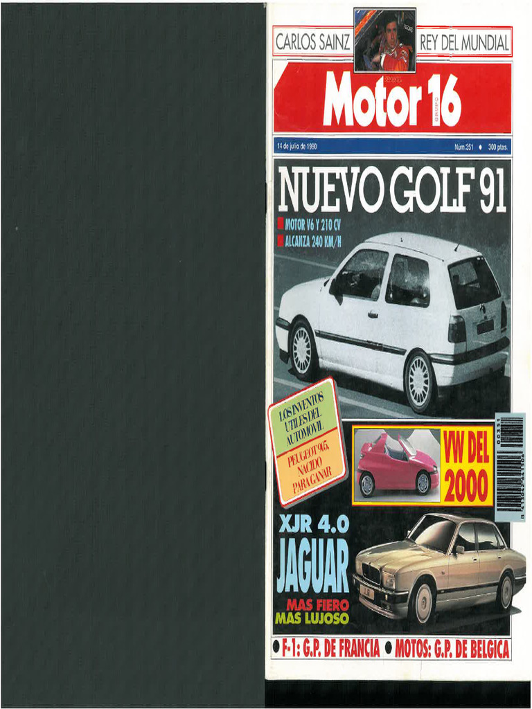 Revista Motor 16 14-7-90 | PDF