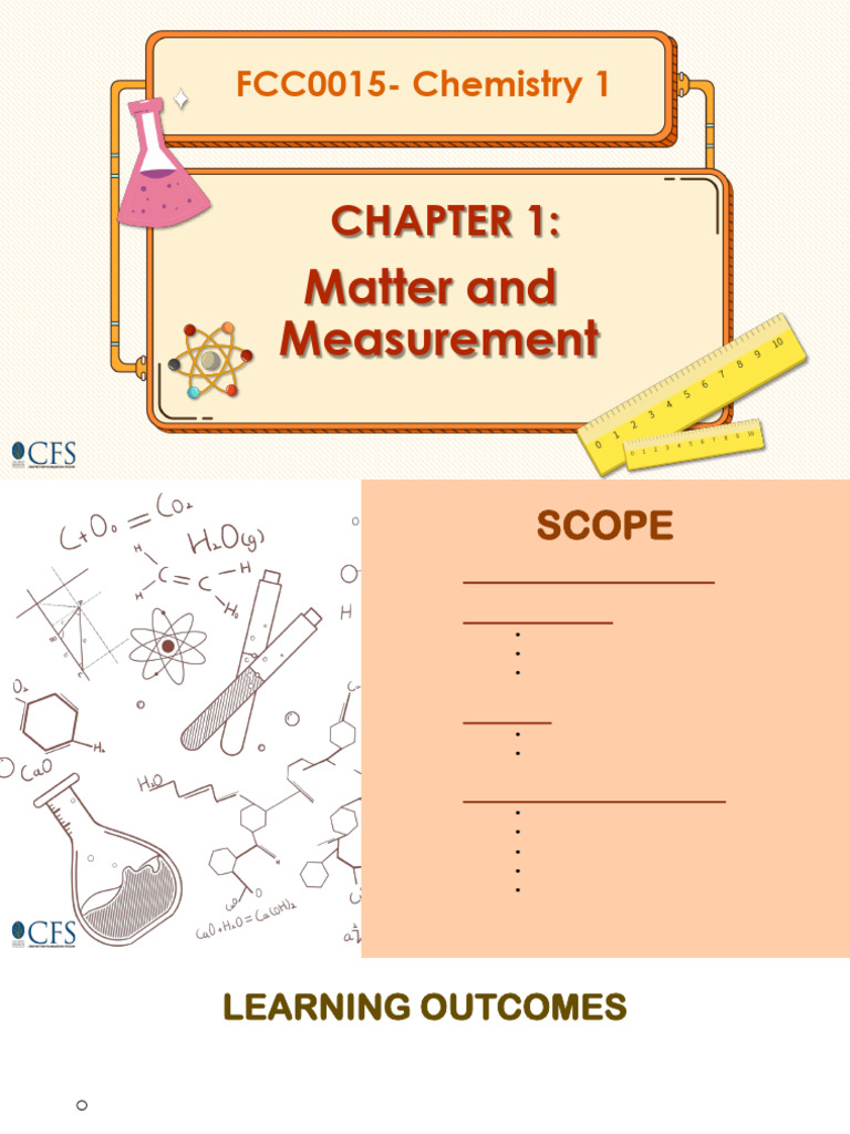 Chemistry: Matter and Measurement Basics | PDF | Ion | Atoms