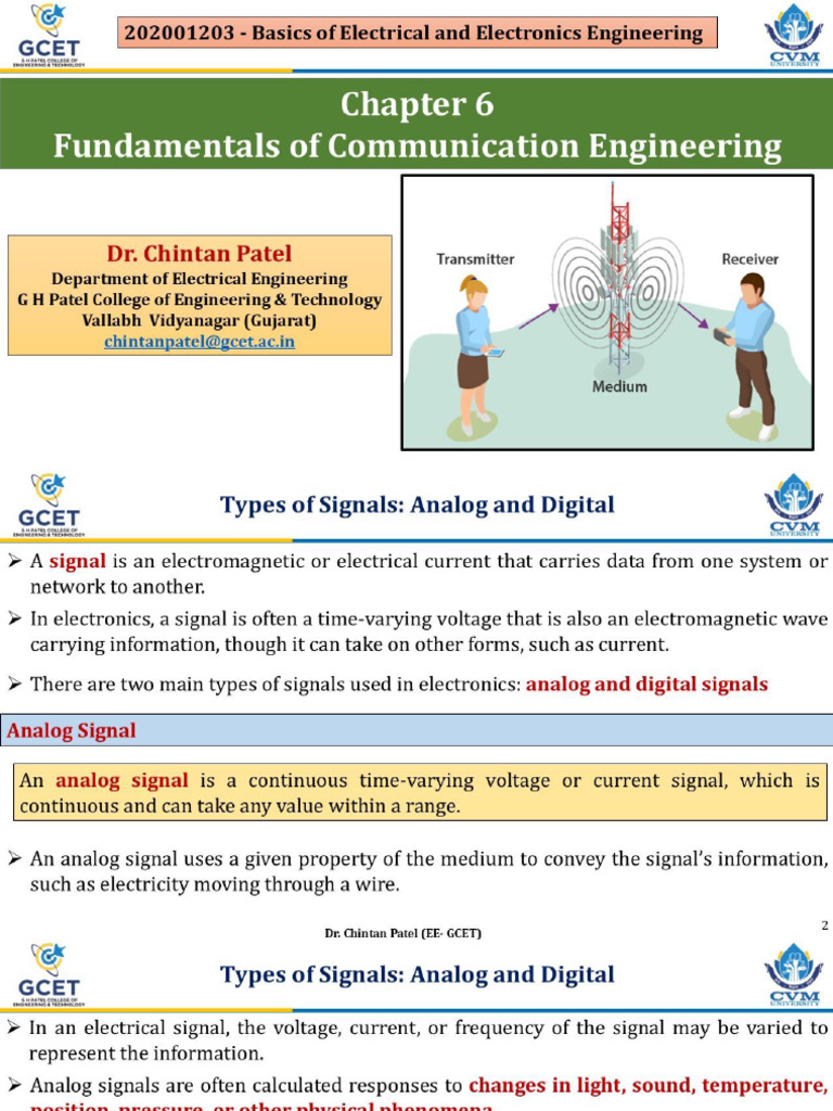 Fundamentals of Communication System | PDF