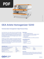 GEA Niro Soavi Panda Plus Homogenizer Brochure | PDF | Valve | Pressure