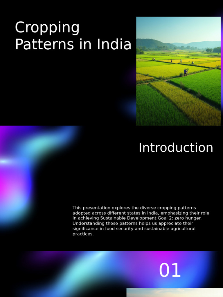 Cropping Patterns in India | PDF | Agriculture | Sustainable Agriculture