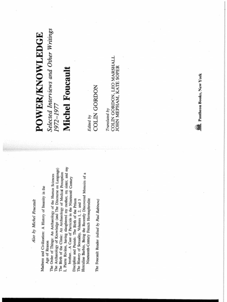 Foucault Truth and Power | PDF