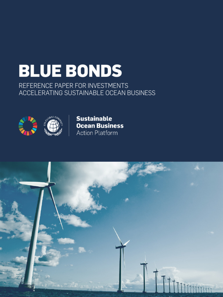 Blue Bonds Reference Paper For Sustainable Ocean Investments | PDF ...