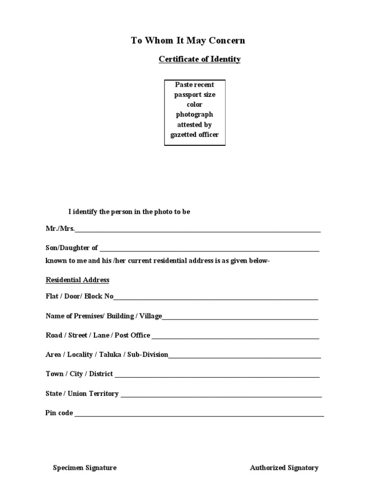 Pan Gazetted Letter | PDF