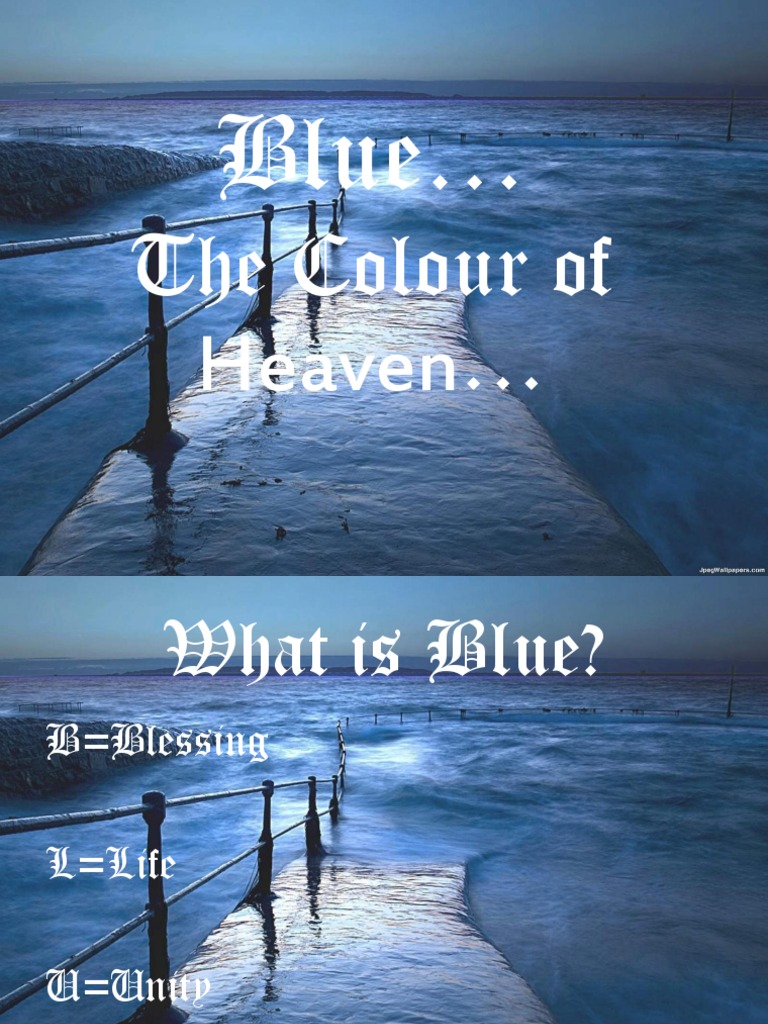 Blue : The Colour of Heaven | PDF | Blue