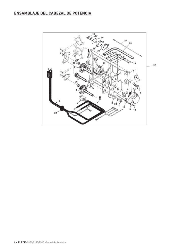 FLECK 9000-9100-9500 - Manual de Servicio | PDF