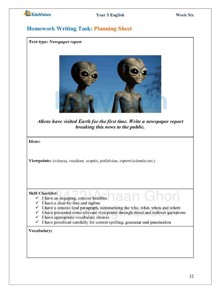 Aliens Visit | PDF