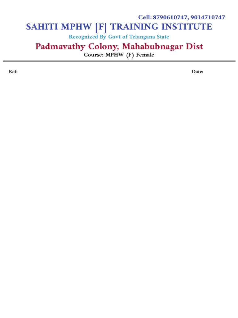 Sahiti Letter Head | PDF