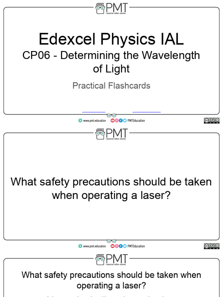 Wavelength Determination in Physics IAL | PDF | Diffraction | Wavelength