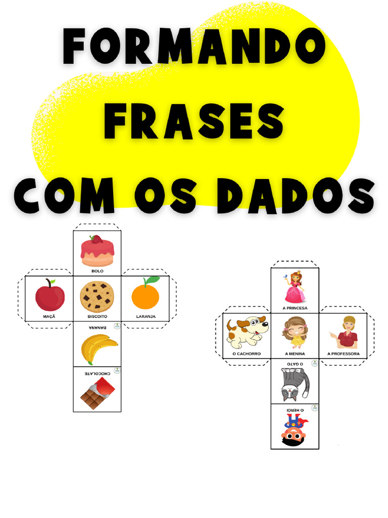Formando Frases Com Os Dados | PDF
