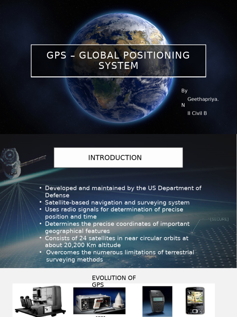 GPS GLOBAl Positioning System 1744181641950 | PDF | Geodesy | Global Positioning System