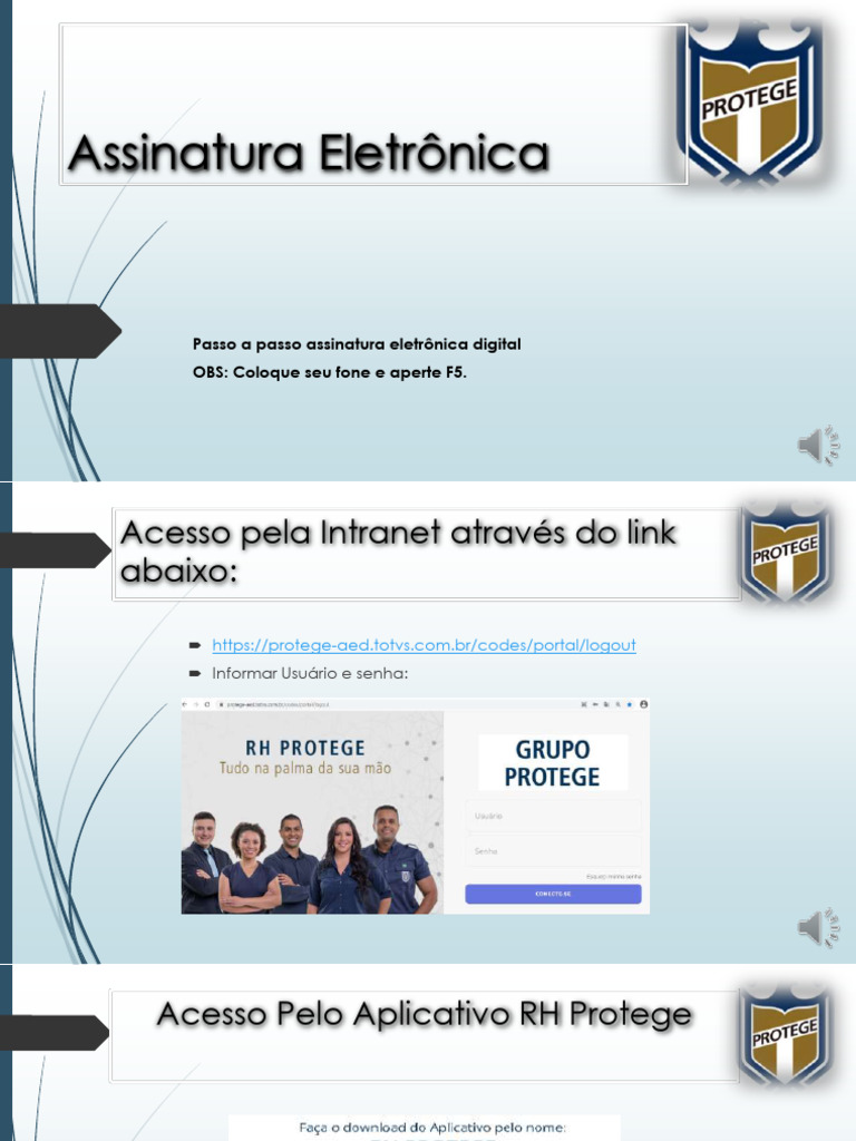 Tutorial - Assinatura Eletrônica - Contrato de Trabalho | PDF