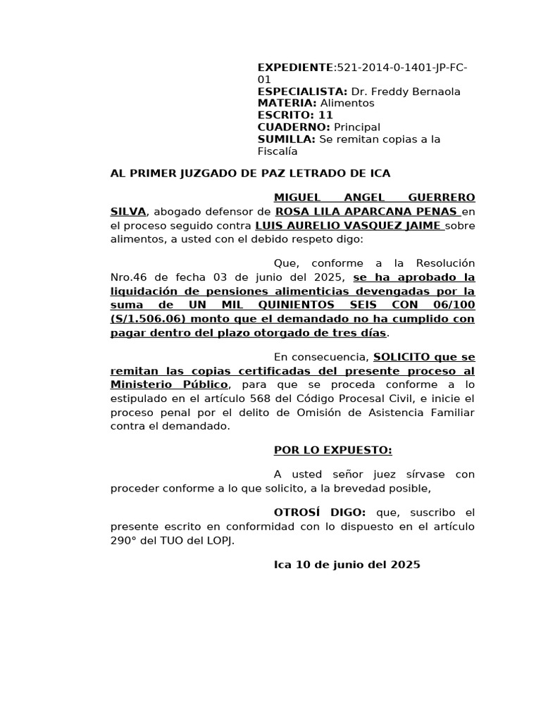 Se Remitan Copias ROSA LILA APARX | PDF