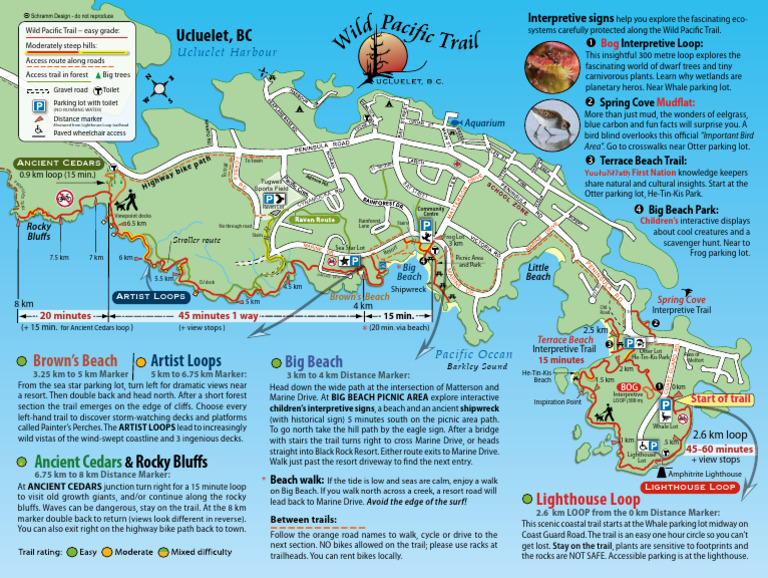 Wild Pacific Trail Map Brochure | PDF | Trail | Coast