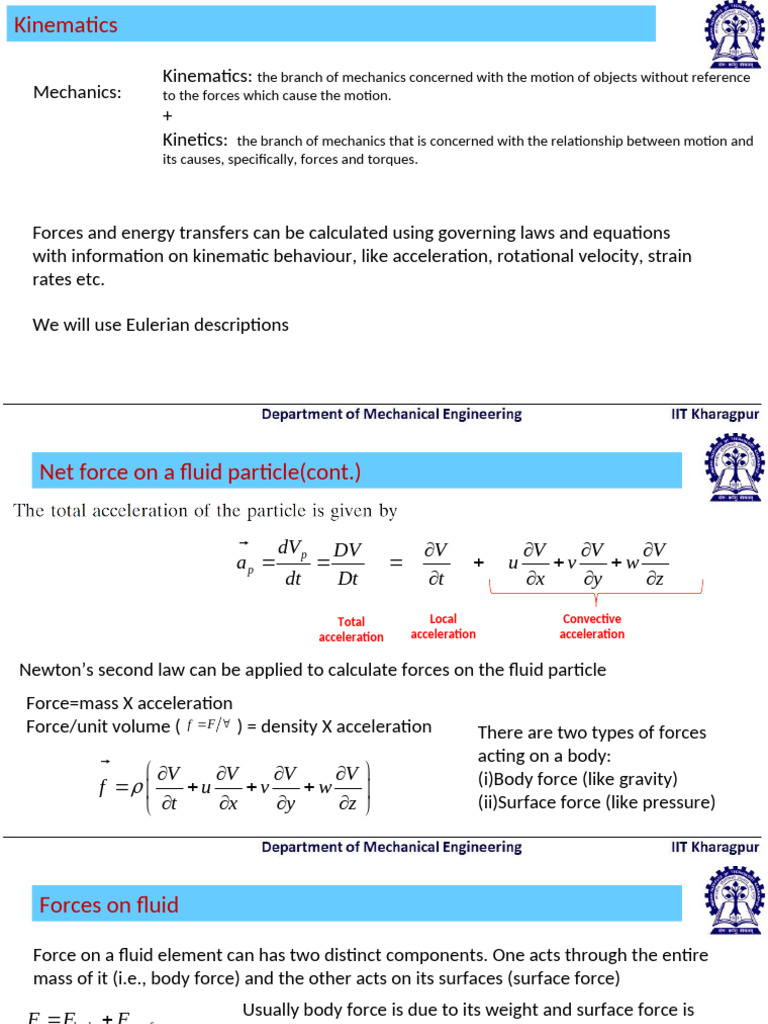 Cauchy Euler Bernoulli Equations | PDF | Fluid Dynamics | Force