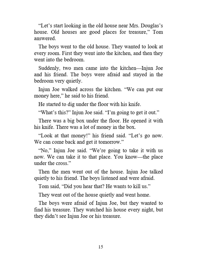 Injun Joe's Hidden Treasure | PDF