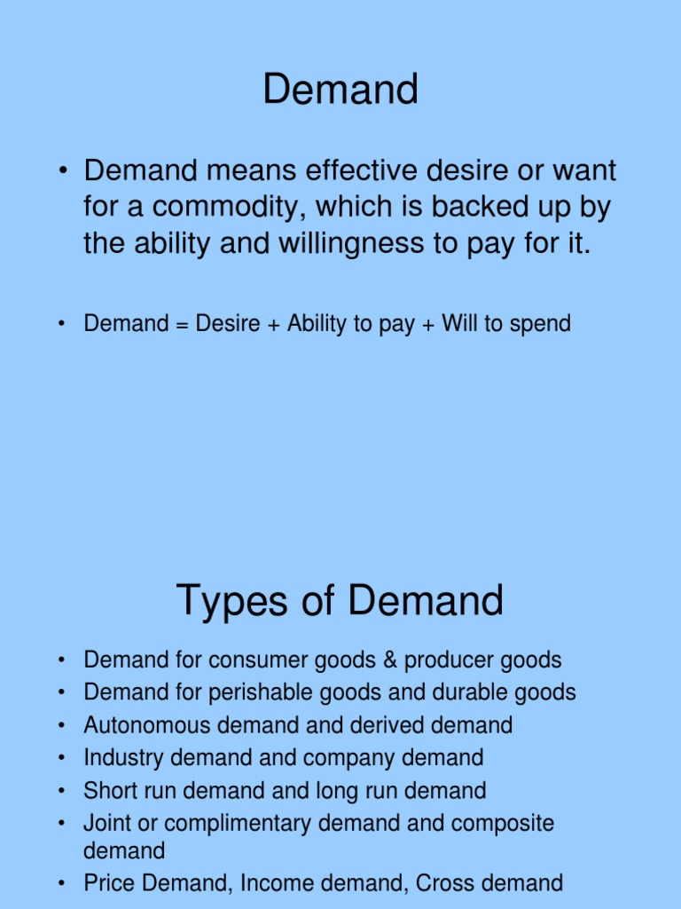DEmand Anaysis | PDF | Supply (Economics) | Demand