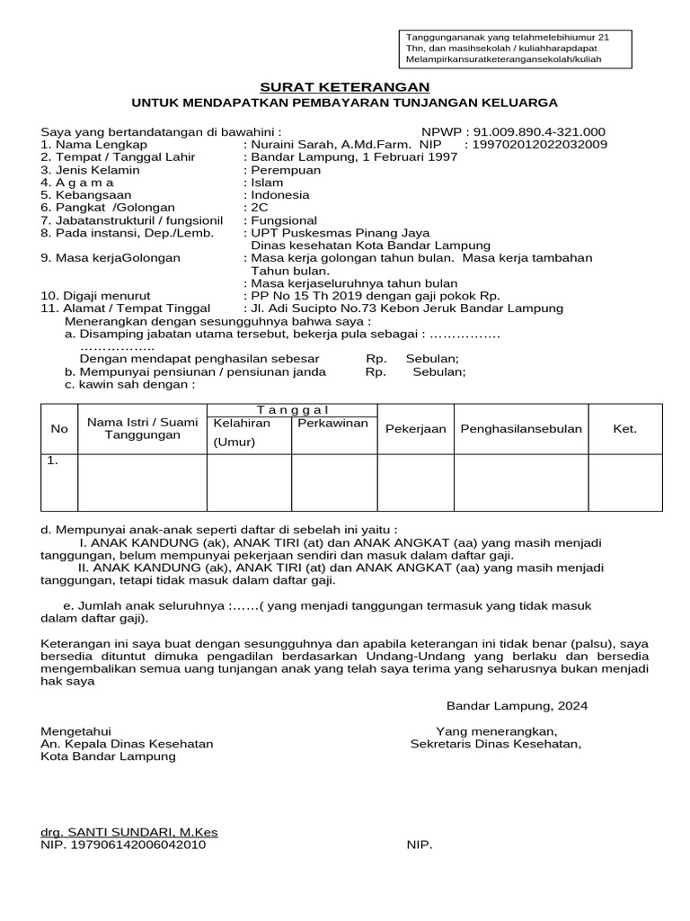 KP4. Blangko Baru | PDF