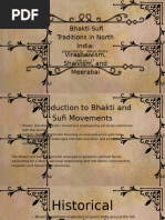 Bhakti Sufi Traditions Detailed Notes | PDF