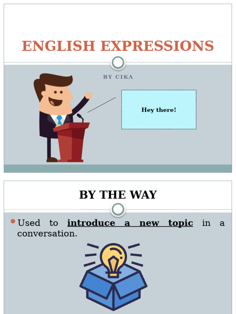 English Expressions | PDF