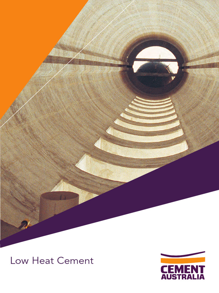 Product Data Sheet Low Heat Cement | PDF | Concrete | Cement