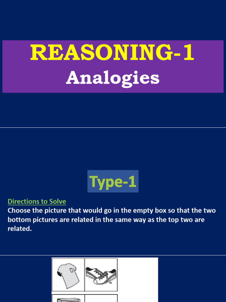 Analogies: Relationships and Examples | PDF