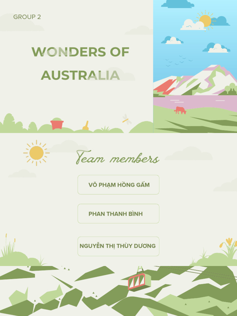 Green Illustrative Travel Guide Tips Presentation | PDF