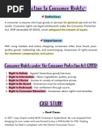 Consumer Rights Project Class 10 With Flowcharts | PDF