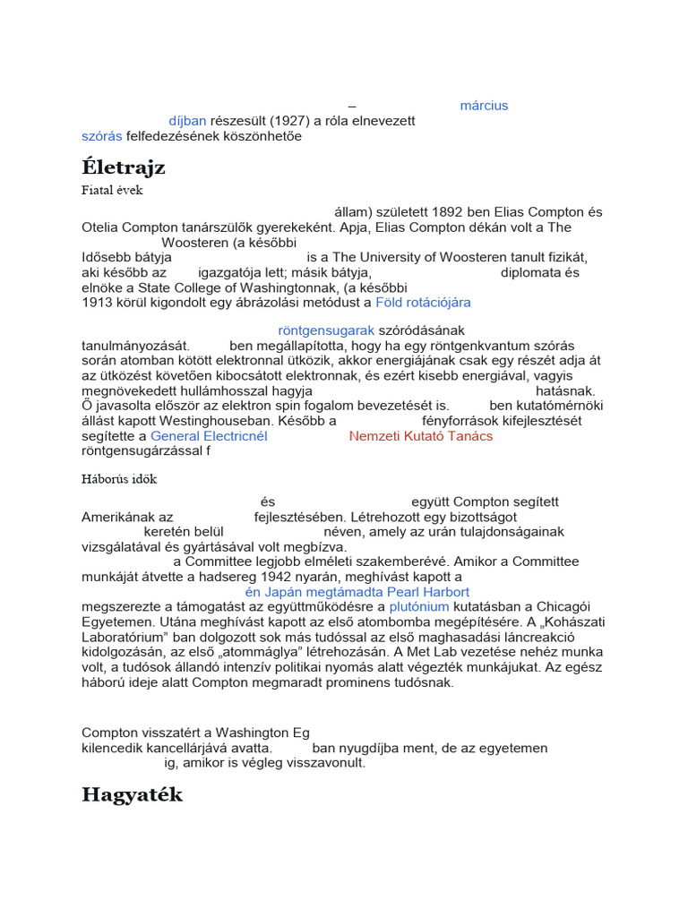 Arthur Holly Compton | PDF