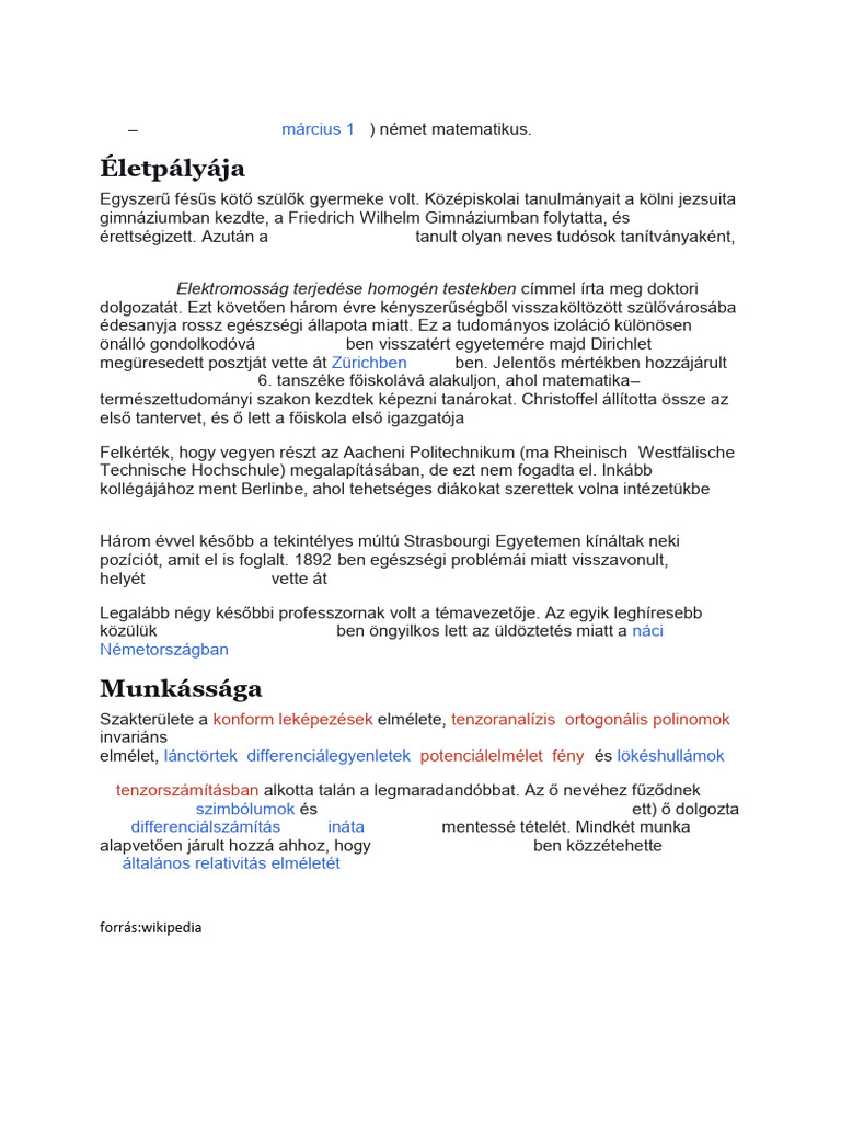 Elwin Bruno Christoffel | PDF