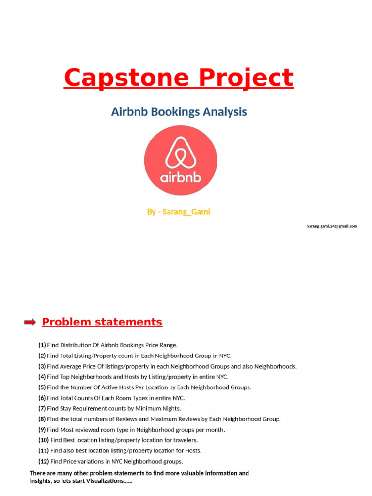 Project Problem Statement | PDF