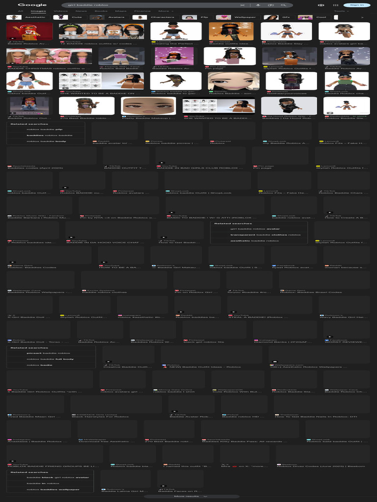 Ultimate Guide to Baddie Roblox Avatars | PDF | Online Services | Websites