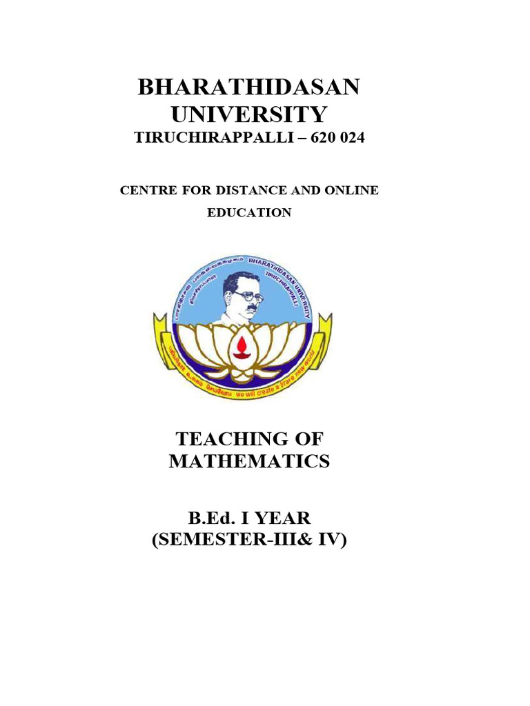 Teaching of Mathematics Final | PDF | Mathematics | Mathematical Analysis