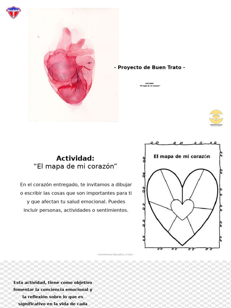 Mapa de mi corazón: Actividad emocional | PDF