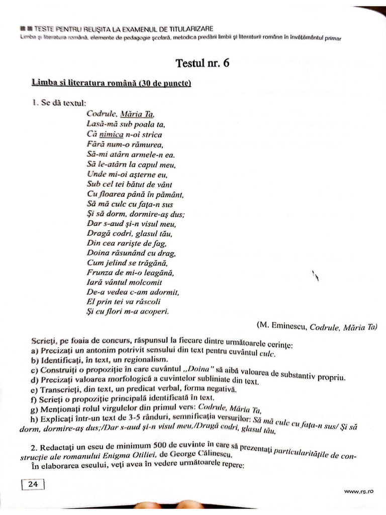 Model 6 - Invatamant Primar | PDF