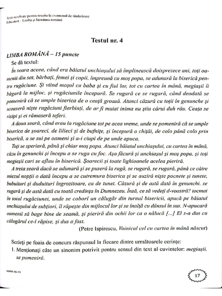 Model 4 - Invatamant Prescolar | PDF