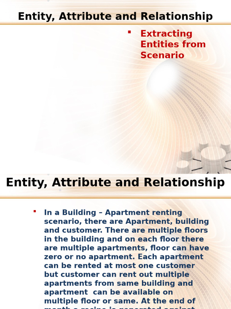 Understanding Entities and Relationships in Renting | PDF | Computer ...