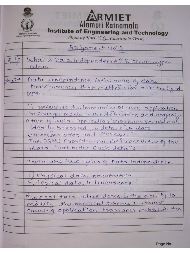 DBMS Assignment 3 | PDF