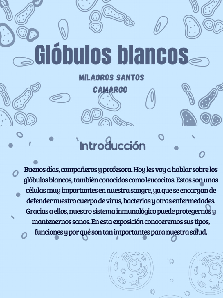 Exposición Globulos Blancos - 20250710 - 082353 - 0000 | PDF