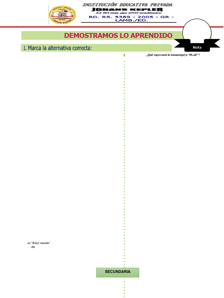 Actividad 9 - Gramática - Secundaria | PDF | Cómics | Narración