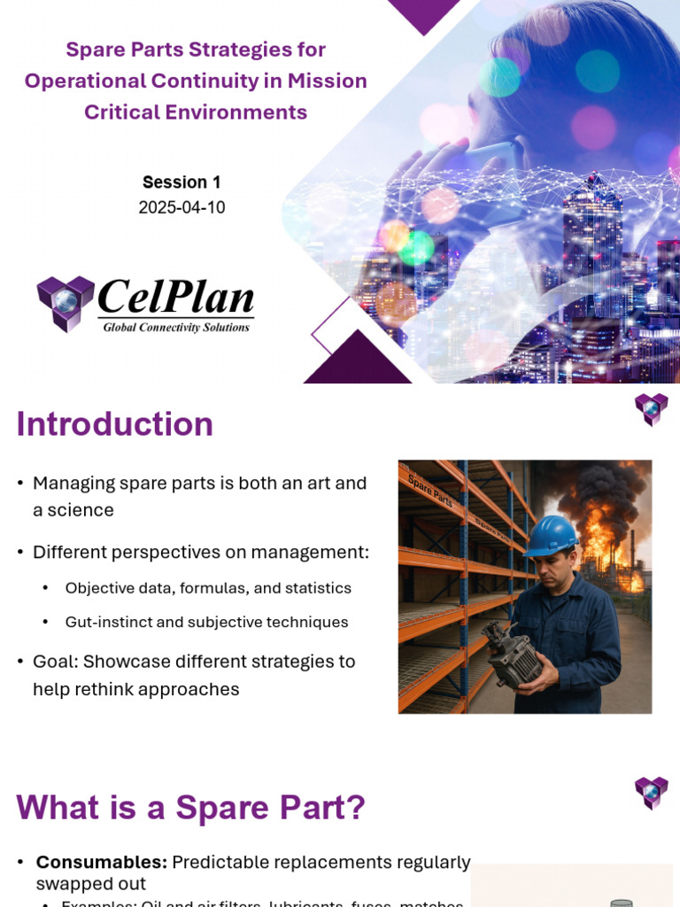 Asset and Spare Parts Management - Paulo Sigrist - CelPlan Technologies | PDF | Systems Engineering