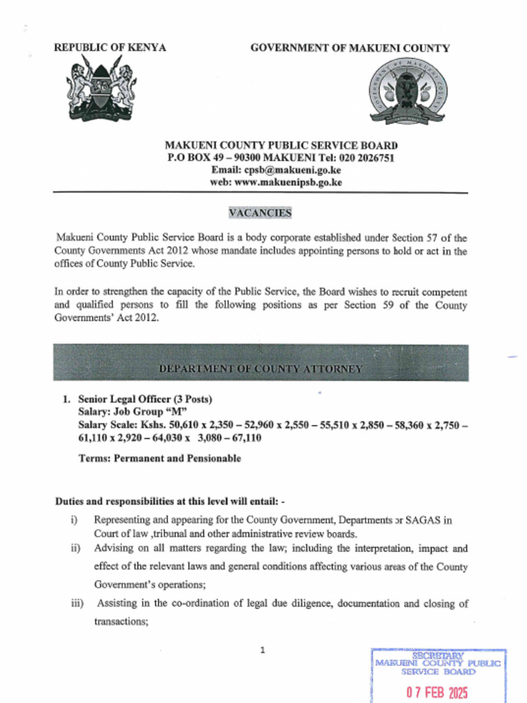 Various Open Job Vacancies in The Department of ICT Education ...