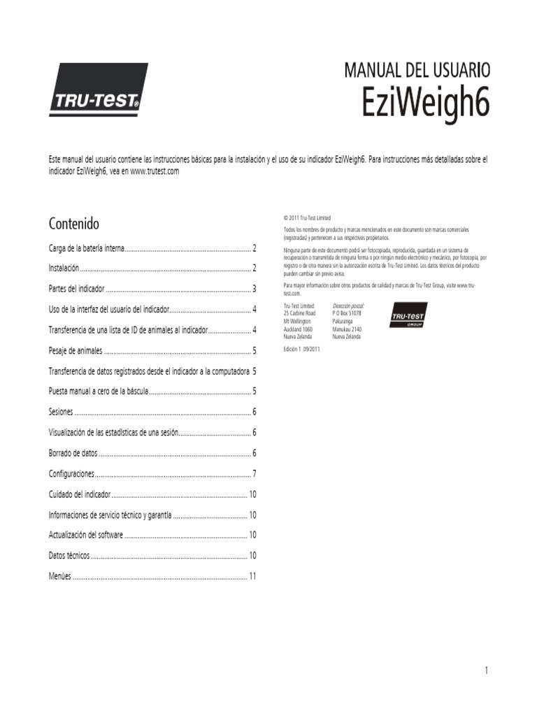 Eziweigh6 User Manual Digistar | PDF | Software | Usuario (informática)