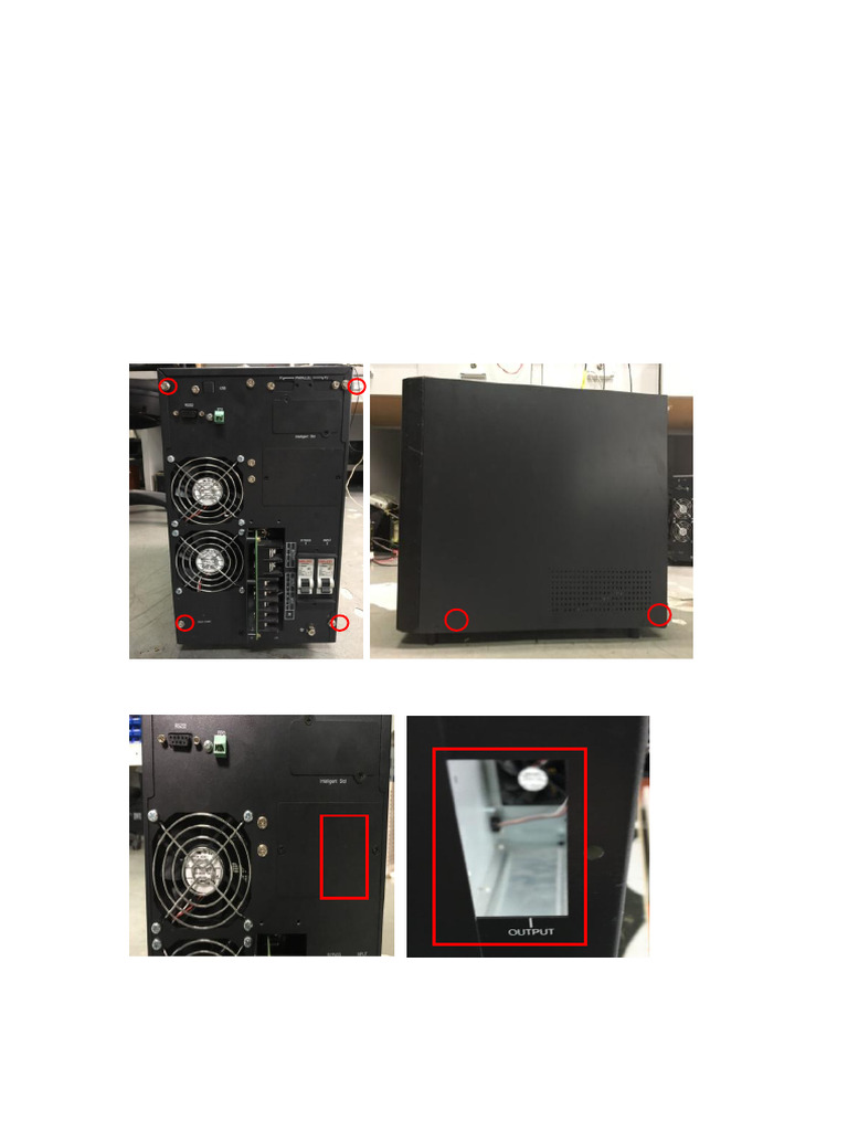 088 SOP For HTX11 6-10kVA Output CB Installation v1.0 | PDF