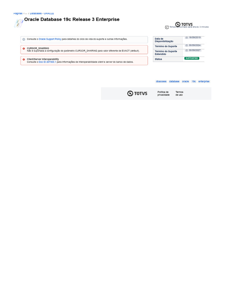 Oracle Logix Referencia | PDF